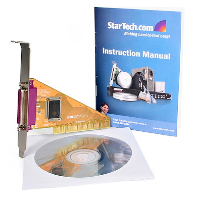 Value 1 Port PCI Parallel Adapter Card - Parallel Cards & Adapters ...