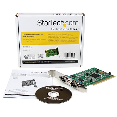 2 Port PCI RS232 Serial Adapter Card - Serial Cards & Adapters | Italy