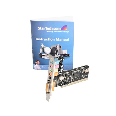 5 Channel PCI Sound Adapter Card & Audio - Tarjetas de Sonido y ...