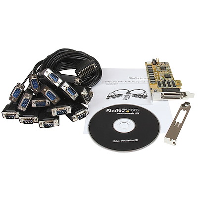 16 Port LP RS232 PCI Express Serial Card - Serial Cards & Adapters | Sweden