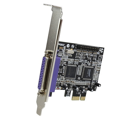 Parralel Pci IEEE 1284 DB25 25 Pin Parallel Port PCI-E PCI Card Adapter ...
