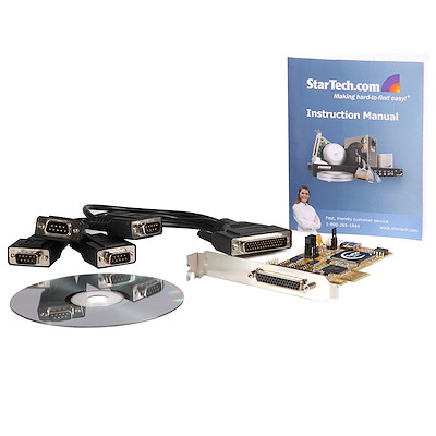 4 Port PCI Express Serial Adapter Card - Seriële kaarten | België