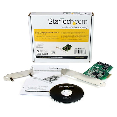 2 Port PCIe Internal SATA Card - SATA Controller Cards | France (en)