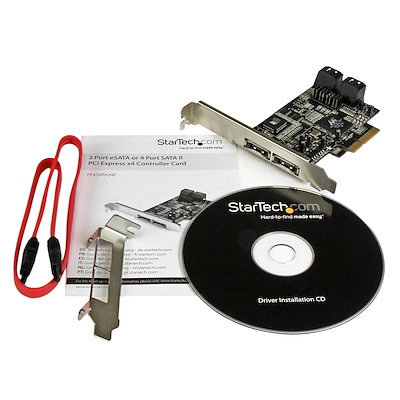 2x eSATA 4x SATA PCIe Controller Card - SATA Controller Cards | Switzerland