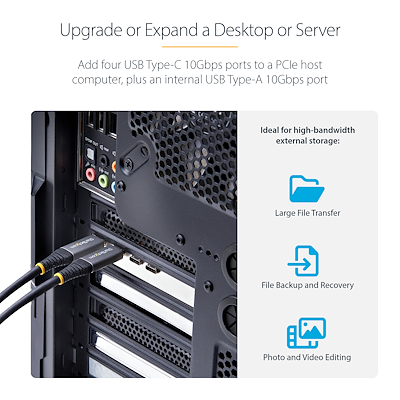 Asm3142 Usb 3.2 Gen 2 Scheda PCIe USB 3.2 Gen 2 Con 2 Porte Type-C ...