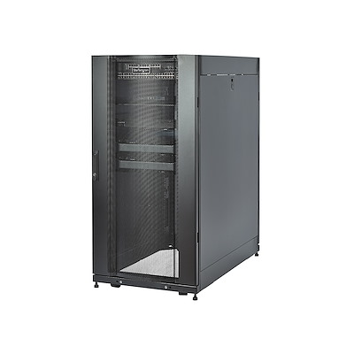 25U 19in Server Rack Cabinet w/Casters - Server-Racks