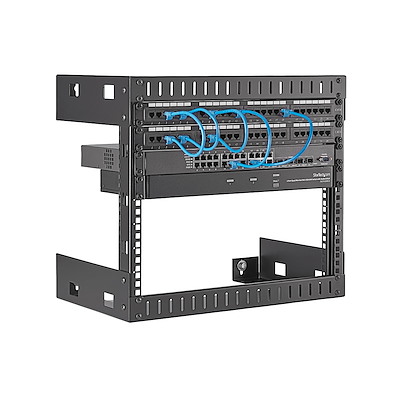 8HE 19' Open Frame Rack Wandmontagefähig - Server-Racks | Deutschland