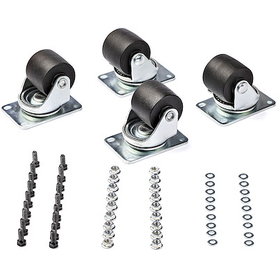 Heavy Duty Casters for Rack - Caster Kit - Casters, Keys and ...