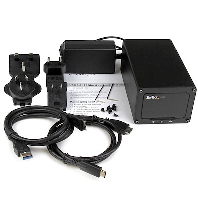 USB 3.1 (10Gbps) Dual External Enclosure - External Drive Enclosures ...