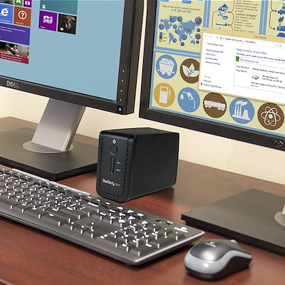 Enclosure, Dual 3.5' SATA USB 3.1 RAID - External Drive Enclosures ...