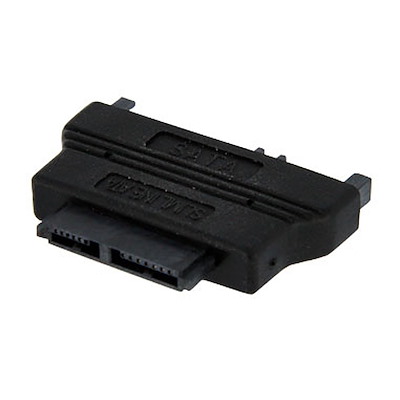 Slimline SATA to SATA Adapter with Power - Slim SATA Cables | France (en)