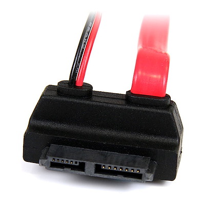 20in Right Angle Slimline SATA to SATA - Slim SATA Kabel | Nederland