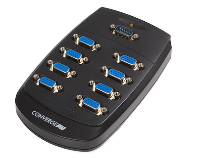 8 Port Wall Mount VGA Video Splitter - VGA Splitters | United Kingdom