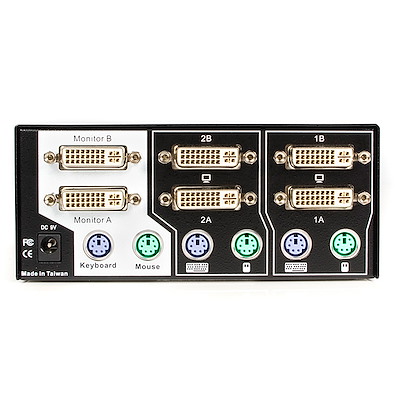 2 Port DVI Dual Monitor KVM Switch - KVM Switches | Sweden