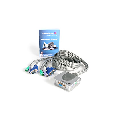 2 Port Micro PS/2 VGA Cable KVM Switch - KVM Switches | Finland