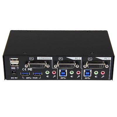 2 Port USB 3.0 Dual Link DVI KVM Switch - KVM Switches | France (en)