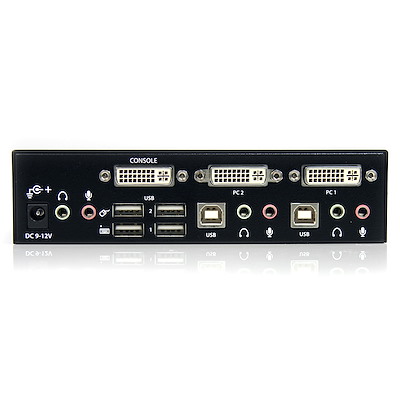 2 Port High Res USB DVI Audio KVM Switch - KVM Switches | Switzerland