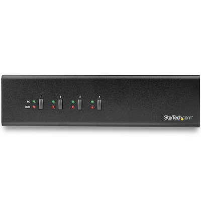 4 Port Dual Monitor DVI KVM Switch 1440p - KVM Switches | Netherlands