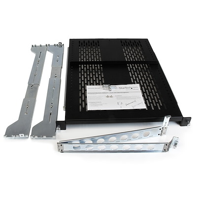 2U Adjustable Vented Sliding Rack Shelf - Rack Shelves | Server Rack ...