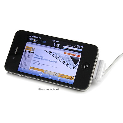 2m Apple® 30-pin Dock to USB Cable - 30-pin Dock Connector Cables for ...