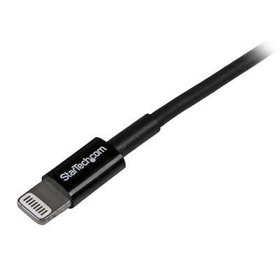 1m Black Slim Lightning to USB Cable - Lightning Cables | Finland