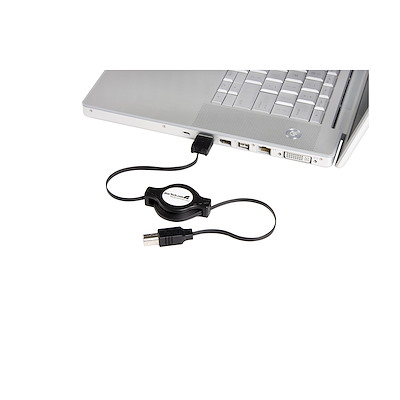 4 ft Retractable USB 2.0 Cable A to B - USB Adapters (USB 2.0) | Sweden