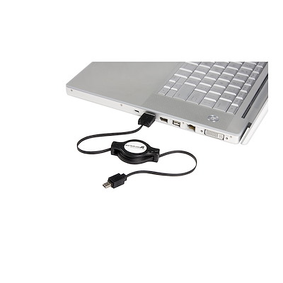 4 ft Retractable USB Cable A to Mini B - USB-adaptrar (USB 2.0) | Sverige