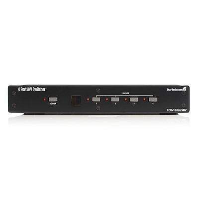 4 Port Component Video Switch with RS232 - Video Switchers | Europe