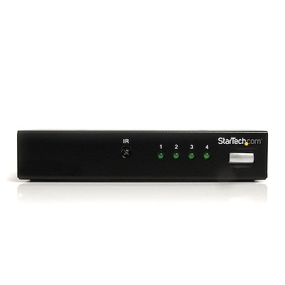 4 Port DisplayPort Switch with IR Remote - Video Switchers | Belgium