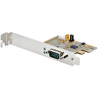 1-Port PCI Express Serial Card, PCIe to RS232 (DB9) Serial Interface ...