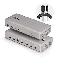 Docking Station USB4 - USB-C de 40Gbps - Vídeo Doble HDMI - Hasta 2x 4K ...