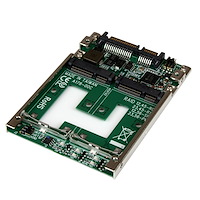 Dual mSATA SSD to 2.5” SATA RAID Adapter Converter - TAA