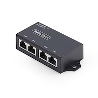 2-Port Gigabit Midspan PoE+ Injector, 10/100/1000Mbps, PoE+ (802.3af/at ...