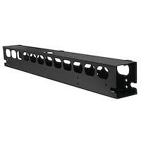 30U Vertical Server Rack Cable Manager with Hinged Cover