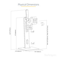 Free Standing Single Monitor Mount/Stand - Monitor Mounts | Europe