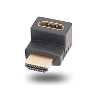 Up Angle HDMI 2.0 Adapter, Male to Female, Vertical 90-Degree Angled ...