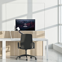 Acrylic Shield/Sneeze Guard for Monitor - Monitor Mounts