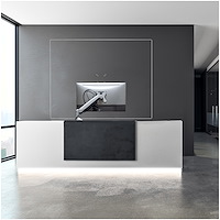 Acrylic Shield/Sneeze Guard for Monitor - Monitor Mounts