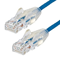 Cable - Blue Slim CAT6 Patch Cord 1m - Slim Cat 6 Cables | StarTech.com ...
