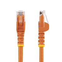 50cm CAT6 Ethernet Cable Orange Cat6 PoE (N6PATC50CMOR) - Cat 6 Cables ...