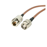 1 ft N Female to RP-TNC Wireless Antenna Adapter Cable - F/M