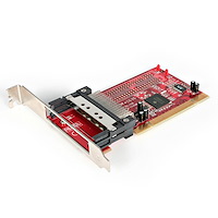 2 Port PCI to CardBus PCMCIA Adapter Card - Dual Profile