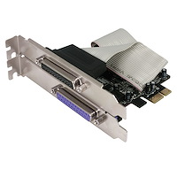 2 Port PCI Express Parallel Adapter Card - EPP/ECP