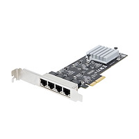 4-Port 2.5Gbps NBASE-T PCIe Network Card, Intel I225-V, Quad-Port ...