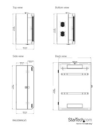 6U Wallmounted Vertical Server Cabinet - Server-Racks | Switzerland