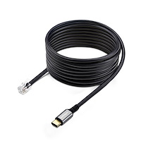 USB-C to RJ9 Adapter for Office Phone Handset or Wired/Wireless Headset ...