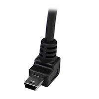 Câble Mini USB coudé vers le haut - 1 m - Câbles et adaptateurs Mini ...